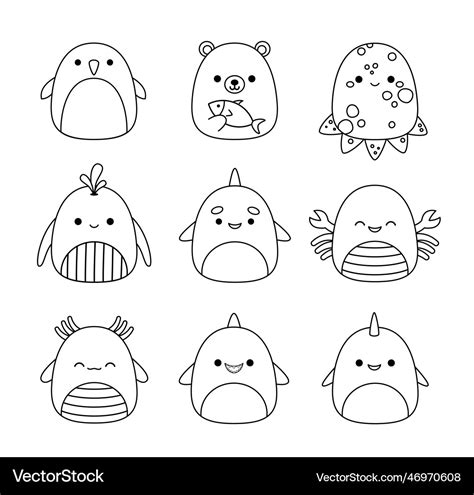 Squishies Coloring Pages 66 Squishmallow Coloring Pages Printable