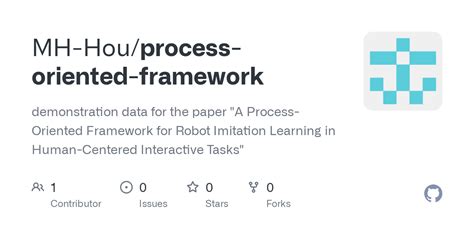 github mh hou process oriented framework demonstration data for the