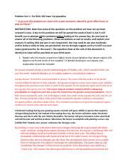 Problem Set 3 KEY Fall 2018 Docx Problem Set 3 For BIOL 201 Exam 3 Preparation To Go Over