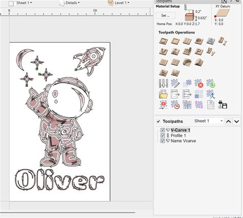 Multiple Tool Paths In A Single File Help Vectric Onefinity Cnc Forum