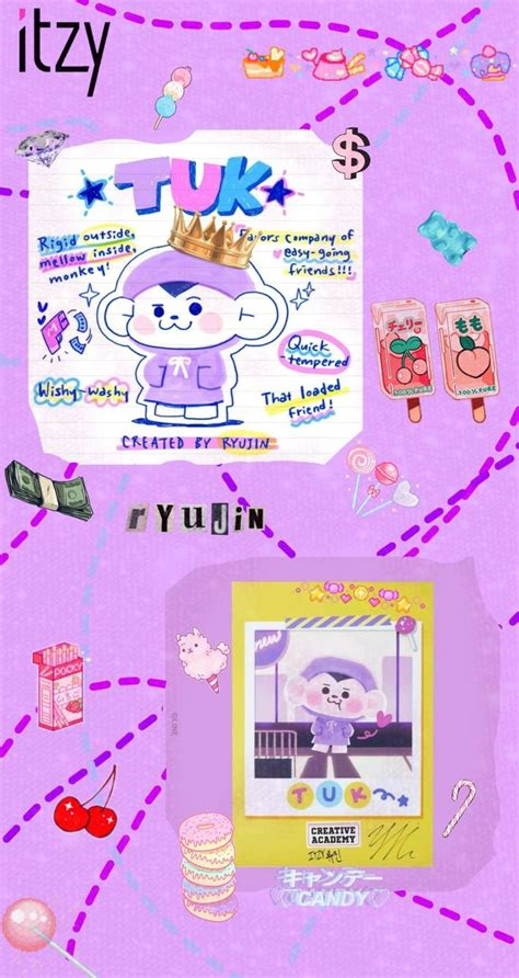Itzy X Line Friends Tuk By Ryujin Line Friends Itzy Cute Characters
