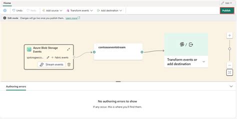 add azure blob storage event source to an eventstream microsoft