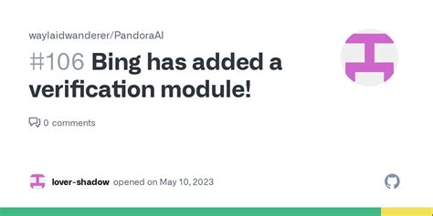 bing has added a verification module · issue 106 · waylaidwanderer