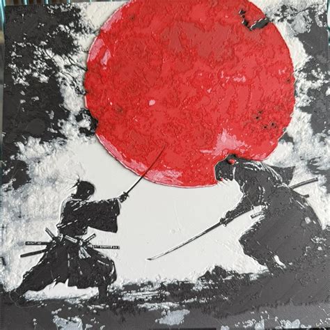 Samurai Combat Hueforge 200x200 Color Pop By Mysstra Hueforge 3dart Makerworld