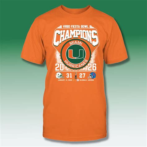 Miami Beats Ole Miss 31 27 Playoff Semifinal 2026 Shirt
