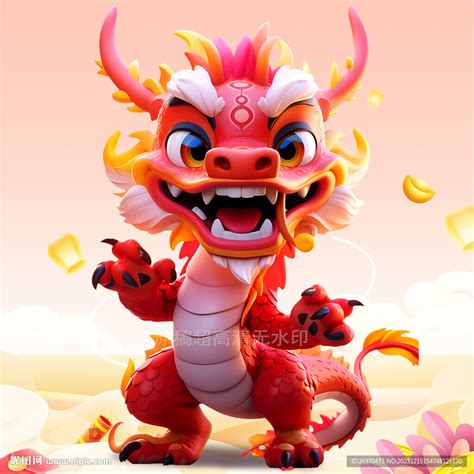 龙年IP形象素材设计图 广告设计 广告设计 设计图库 昵图网