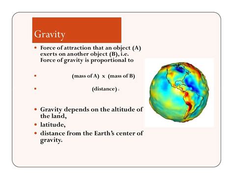 Gravity Method Geophysics Geology