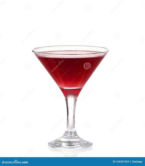 Splashing Red Wine In A Glass Isolated On White Background Stock Image