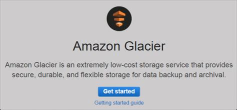 Aws S3 Glacier Create A Vault Cloudysave