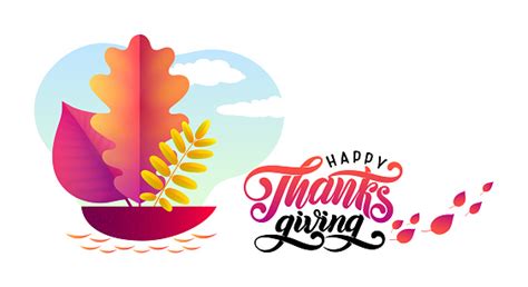 손으로 그린 글자 텍스트 추수 감사절 타이 포 그래피 포스터 하늘 풍경에 우주선에 낙된 엽을 벡터 추수감사절에 대한 스톡 벡터 아트 및 기타 이미지 Istock