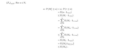 Real Analysis Some Details Questions About Doobs Maximal Inequality