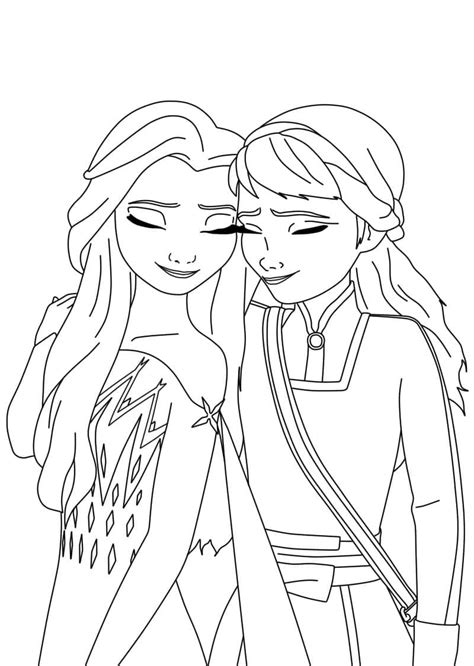 Disegni Di Elsa E Anna Da Colorare Disegni Colorarecom