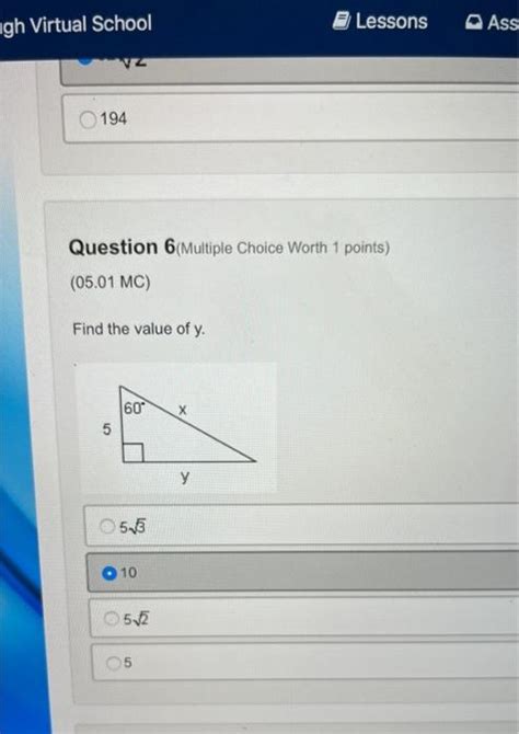Solved Question Multiple Choice Worth Points MC Chegg