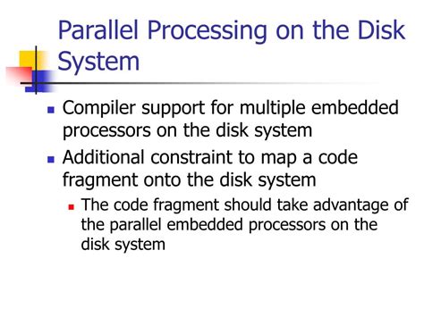 Ppt Compiler Based Code Partitioning For Intelligent Embedded Disk Processing Powerpoint