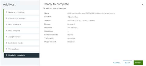 add an esxi host to an oracle cloud vmware solution cluster