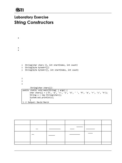 07 laboratory exercise 1 7 pdf constructor object oriented