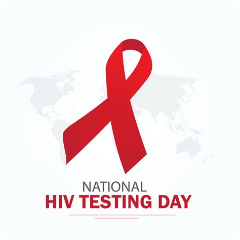 National Hiv Testing Day Vector Graphic Is Great For National Hiv Testing Dayy Celebrations