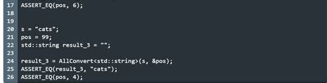 c write a templated function named allconvert