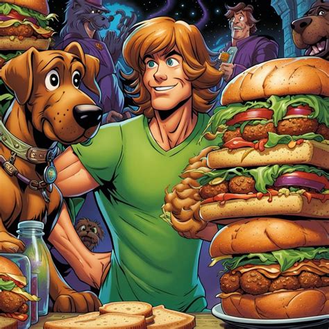 Scooby Doo Mange Un Sandwich