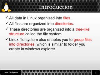 Linux File System Nevigation PPT