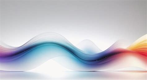 Premium Photo Waveform Symphony Abstract 3d Wave Background
