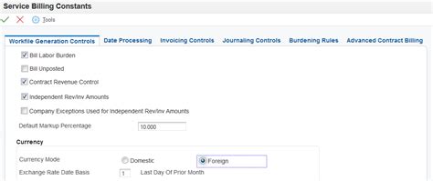 Setting Up Billing Constants