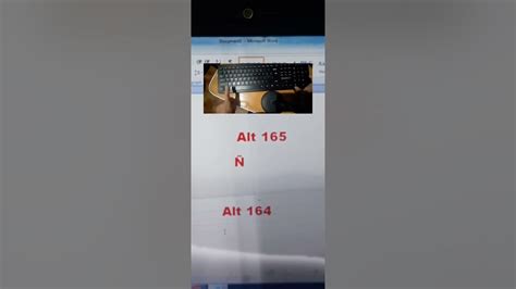 How To Type Small And Big Enie ñ At Microsoft Word Shorts Youtube