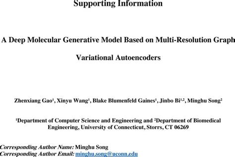 A Deep Molecular Generative Model Based On Multi Resolution Graph Variational Autoencoders