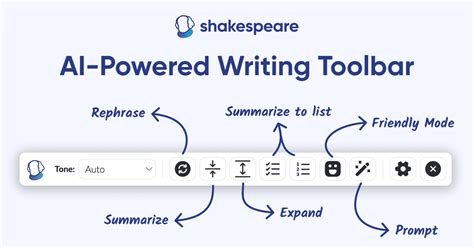 Shakespeare Ai Writing Toolbar Playground