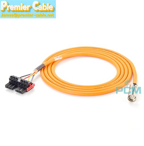 M17 Connector 6pe Servo Motor Power Cable Industrial Waterproof Circular Connector Manufacturer