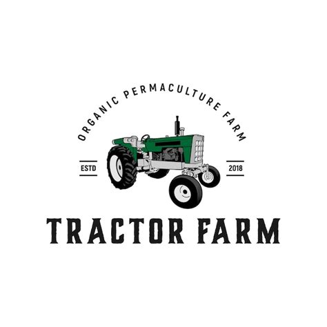 Premium Vector Tractor Farm Logo Inspiration Farmer