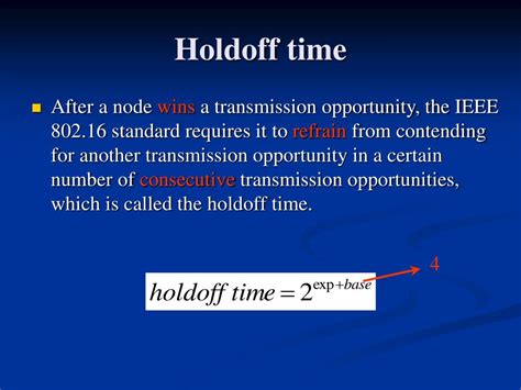 ppt improving the performances of distributed coordinated scheduling