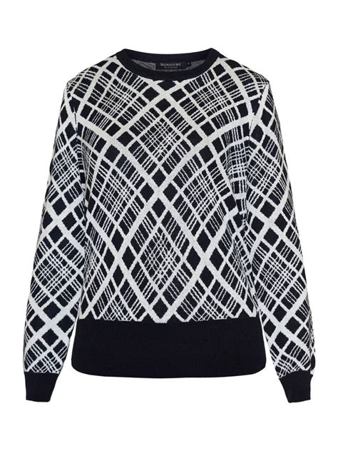 Berit Strikkegenser Marine Modenmote