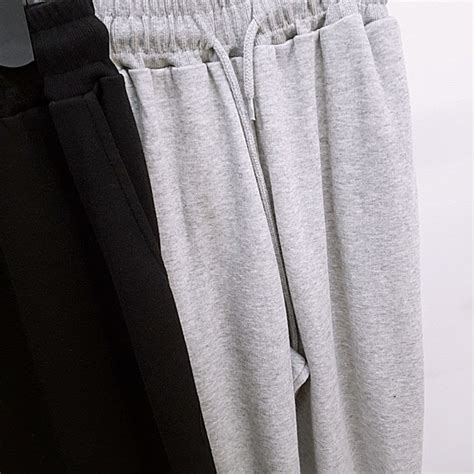 Xl 4xl 알바생 필수템 일자 트레이닝 팬츠 빅사이즈 허리밴딩 주머니 긴바지 운동복 헬스복 남녀공용 커플룩