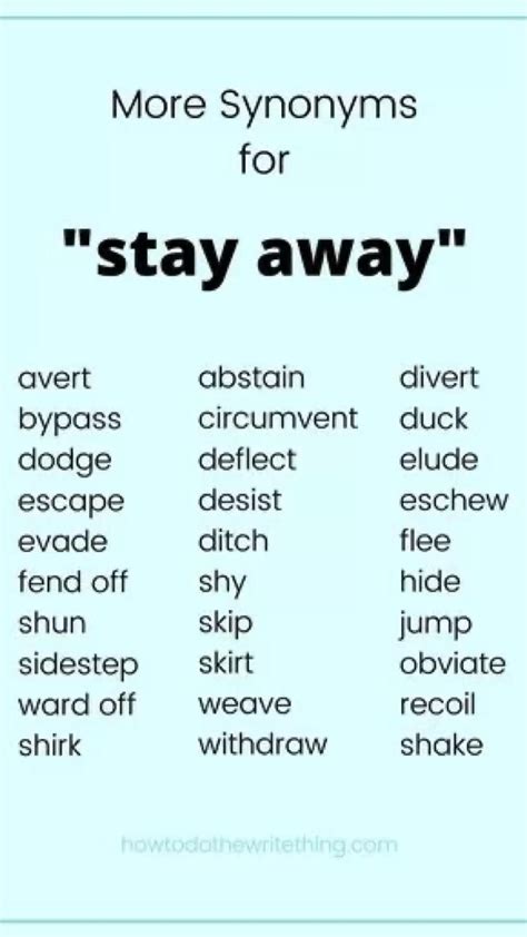 More Synonyms To Help Writers Write Better Artofit