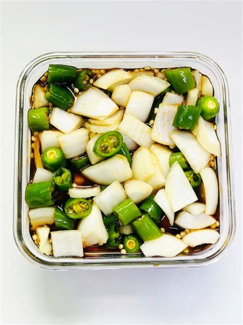 고추 양파 장아찌 끓이지 않는 방법