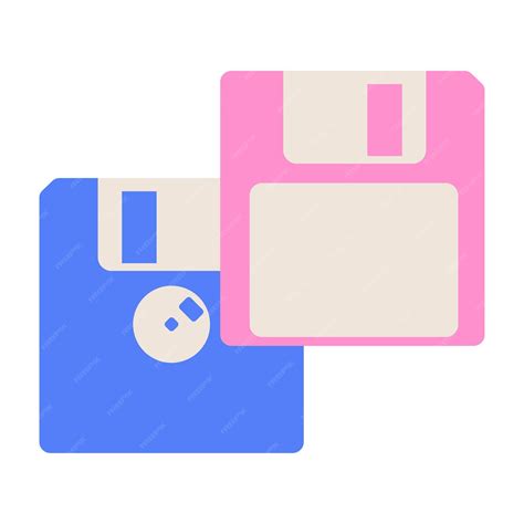 Premium Vector Floppy Disk Illustration