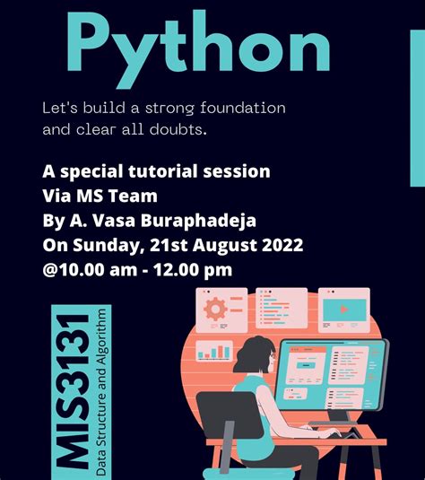 Python Special Tutorial Session Msme Business School