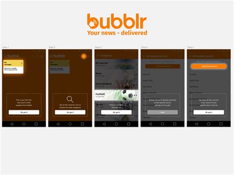 Bubblr App Tutorial Ui By Nick Whale On Dribbble