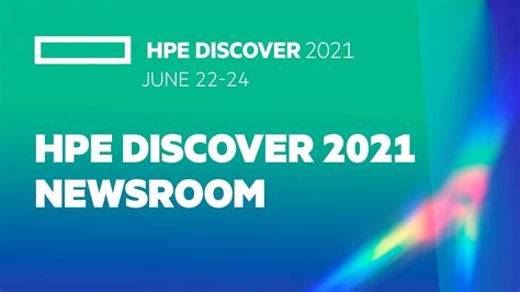 Hpe Discover Newsroom Hpe