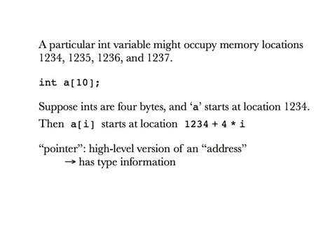 Csc 209 C Data Types