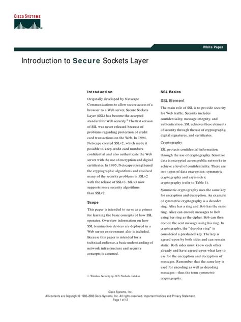 Introduction To Sockets Layer Secure Pdf Transport Layer Security Public Key Cryptography