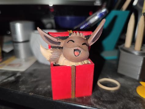 3d Printed Eevee In A Box R Eevee