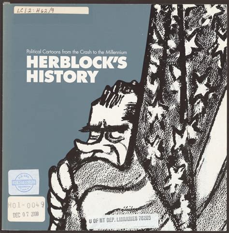 Herblocks History Political Cartoons From The Crash To The Millennium