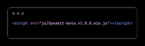 Speak It JS A JavaScript Library