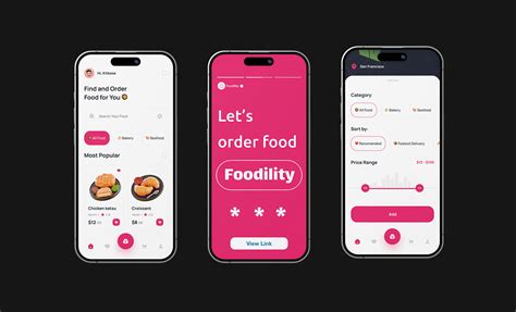 Food Delivery Application Ui Ux Design Behance