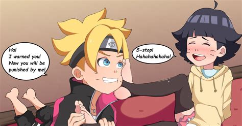 Foot Fetishism Himawari Hinatahyuga Boruto Vs Himawari [part 2] Pixiv