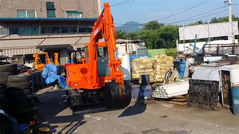 대우 Solar 50 굴삭기 포크레인 96년식 링크장착 Youtube