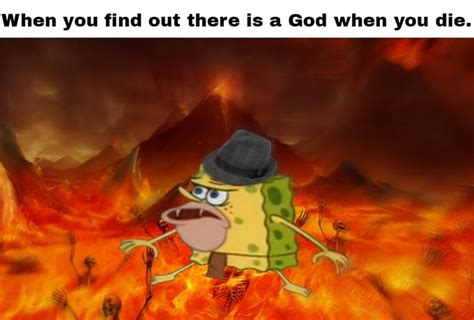 Spongebob Caveman Fire