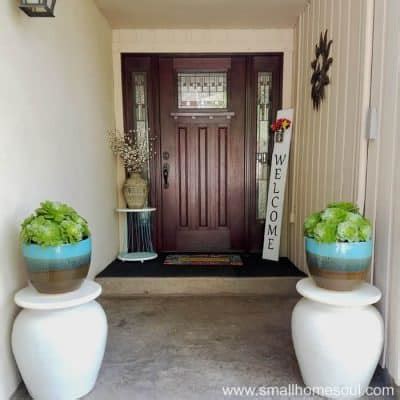 Easy Front Porch Makeover A Challenge Girl Just Diy